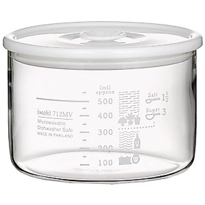 iwaki T712MV-W Heat Resistant Glass, Vegetable & Vinegar, 18.4 fl oz (550 ml)
