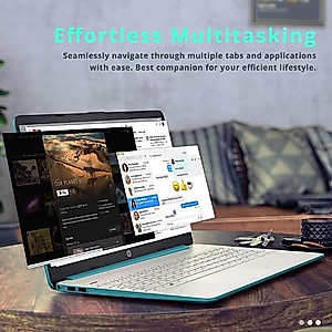 HP 2022 15.6" FHD Laptop, AMD Ryzen 5-5500U Processor, AMD Radeon Graphics, 32GB RAM, 2TB PCIe SSD, HD Webcam, Bluetooth, Wi-fi, Win 11, Blue, 32GB SnowBell USB Card