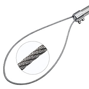 Pig Holder Catcher, Stainless Steel Pig Catcher Pole Animal Control Pole Hog Holder for Dogs