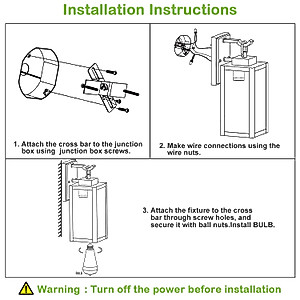 11 inch Canyon Outdoor Wall Light Fixtures with Dusk to Dawn Sensor, Exterior Black Wall Lighting, Architectural Wall Sconces with Clear Glass Shade for Entryway, Porch, Front Door, ETL Listed
