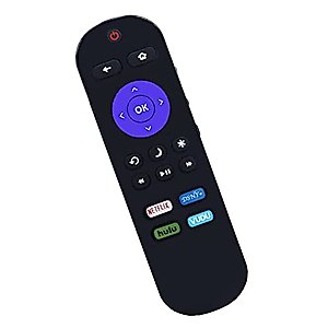 Universal for Roku TV Remote, Replacement for TCL/ONN/Philips/Sanyo/RCA/JVC/LG/Haier/Hitachi/Magnavox/Element/Westinghouse Roku TV - No Setup Needed