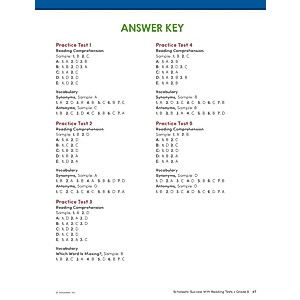 Scholastic Success with Reading Tests Grade 6 Workbook (Scholastic Success; Grade 6)