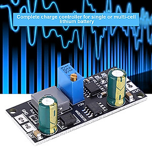 Charge Module, 1A 12V MPPT Solar Panel Controller, Li-ion LiFePO4 Lithium Battery Charger Module for Solar Battery Charging, Battery-Backup System