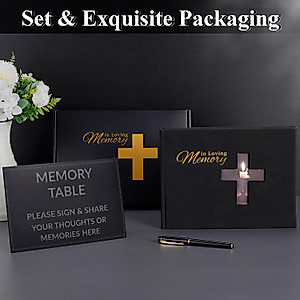 Funeral Guest Book For Memorial Service ,Funeral Sign In Book for guests,Hardcover Funeral Guest Books Celebration of Life,In Loving Memory Guest Sign In Book for Funeral,total 88 pages for 280 Guests