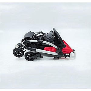 Stroller Handlebar Console Adjustable Armrest Bumper Bar Compatible with Bugaboo Bee 3 Bee 5 Bee 6 Baby Strollers (Artificial Leather)