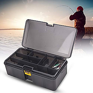 Tgoon Fishing Box, Removable Compartment Fishing Accessories for Fishing for Outdoor