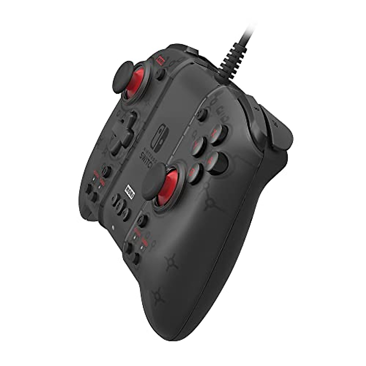 HORI Split Pad Pro Attachment Set - Ergonomic Controller for Handheld Mode & Wired Controller - Officially Licensed By Nintendo - Nintendo Switch;