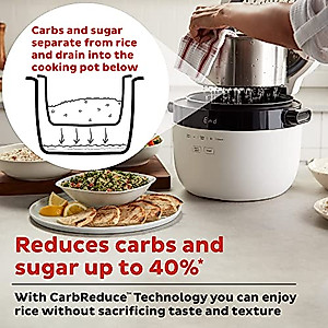 Instant 20-Cup Rice Cooker, Rice and Grain Multi-Cooker with Carb Reducing Technology without Compromising Taste or Texture, From the Makers of Instant Pot, Includes 8 Cooking Presets