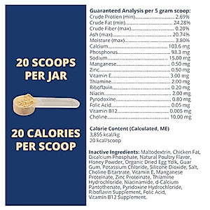 Under the Weather Ready Cal Powder for Cats | High-Calorie, Weight Gainer, Appetite Stimulant, Energy Booster Pet Suppliment | 20 Scoops (Scoop Included)