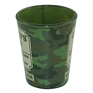 JUST FUNKY South Park Jimbo's Guns 1.5oz Camo Shot Glass
