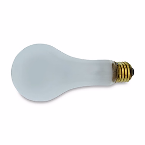 Technical Precision Replacement for Artograph Super Prism Image Light Bulb 250W 120V A23 Bulb - Incandescent Projector Lamp - E26 Base - 3200K Warm White - 1 Pack