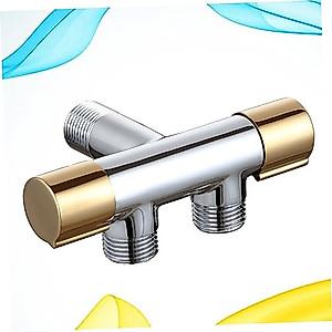 Gadpiparty Triangular Valve Bidet Spray Valve Water Control Valve Angle Bidet Valve Sink Valve Bidet Valve Toilet Bidet Valve Mixer Mixing Valve Home Triangle Valve