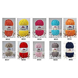 9 Balls Himalaya, Dolphin Baby, Baby Yarn, Knitting Baby, Velvet Yarn, Himalaya Yarn, Baby Yarn, Crochet Yarn, Blanket Yarn, Chenille, Velvet Yarn