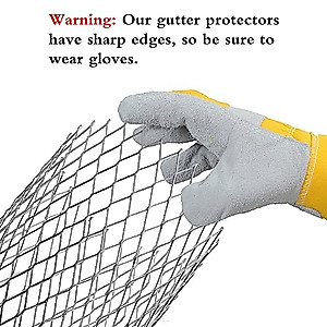 DOITOOL 6 Pack Gutter Downsport Guards 3 Inch Expandable Aluminium Filter Strainer, Leaf Filter Gutter Strainer Gutter Downspout Protectors, Stops Blockage from Leaves and Debris