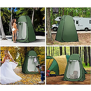Camping Shower Tent Privacy Tent - Pop Up Changing Toilet Portable Sun Shelters Dressing Room Instant Outdoor for Camping Hiking Beach Picnic Fishing with Carrying Bag Privacy Tent & Shower Bag