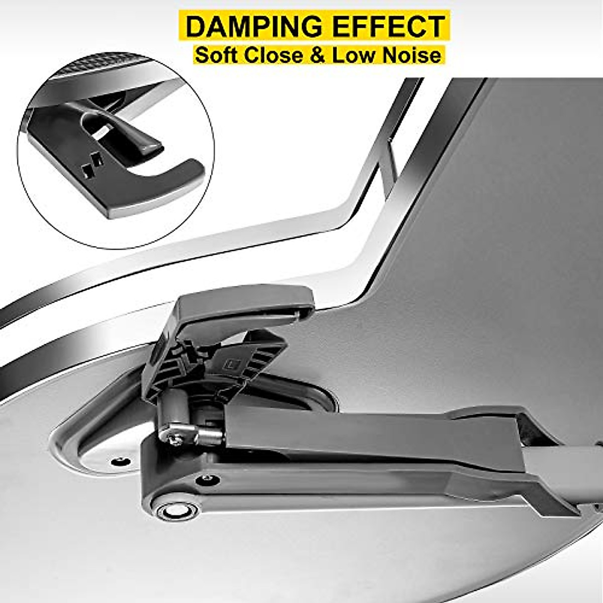 VEVOR Swing Right Blind Corner Cabinet Pull Out for 36 inch Cabinet, 2 Tier Swing Tray Blind Kitchen Cabinet, Soft Close Cloud Blind Organizer for Left Handed Open Blind Corner Cabinet