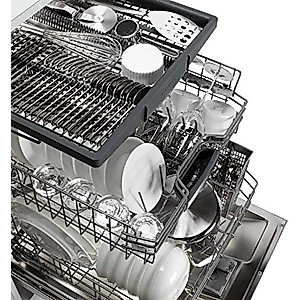 Verona VEDW24TSS 24 Inch Built In Dishwasher Touch Control 6 Wash Cycles 16 Place Settings, Stainless Steel