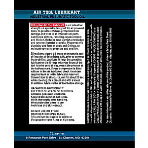 Premium Air Tool Lubricant - 64 FL. OZ. Industrial Pneumatic Tool Oil
