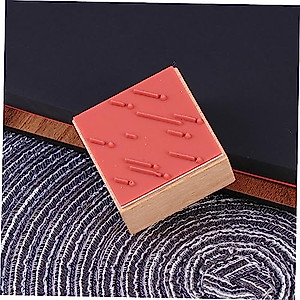 Wooden Stamps Rubber Stamps Making Stamps Stationery Bamboo Meteor