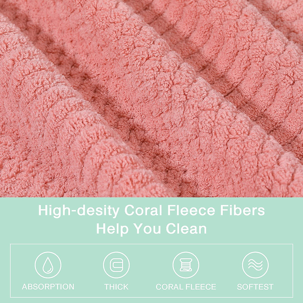 Dish Cloths - Dish Towels Ultra Absorbent, 12 Pack Dish Towels for Kitchen, Reusable Cleaning Towels Easy Care, Durable Kitchen Towels, Cleaning Rags 11.8 inch X 11.8 inch Drying Fast