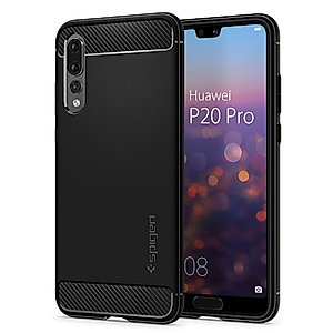 Spigen Rugged Armor Designed for Huawei P20 Pro Case (2018) - Black