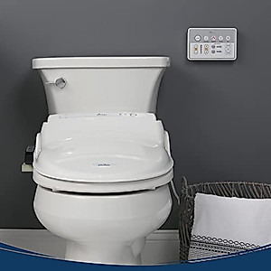 Bio Bidet by Bemis BB-1000W Supreme Warm Water Bidet Toilet Seat, Elongated, White
