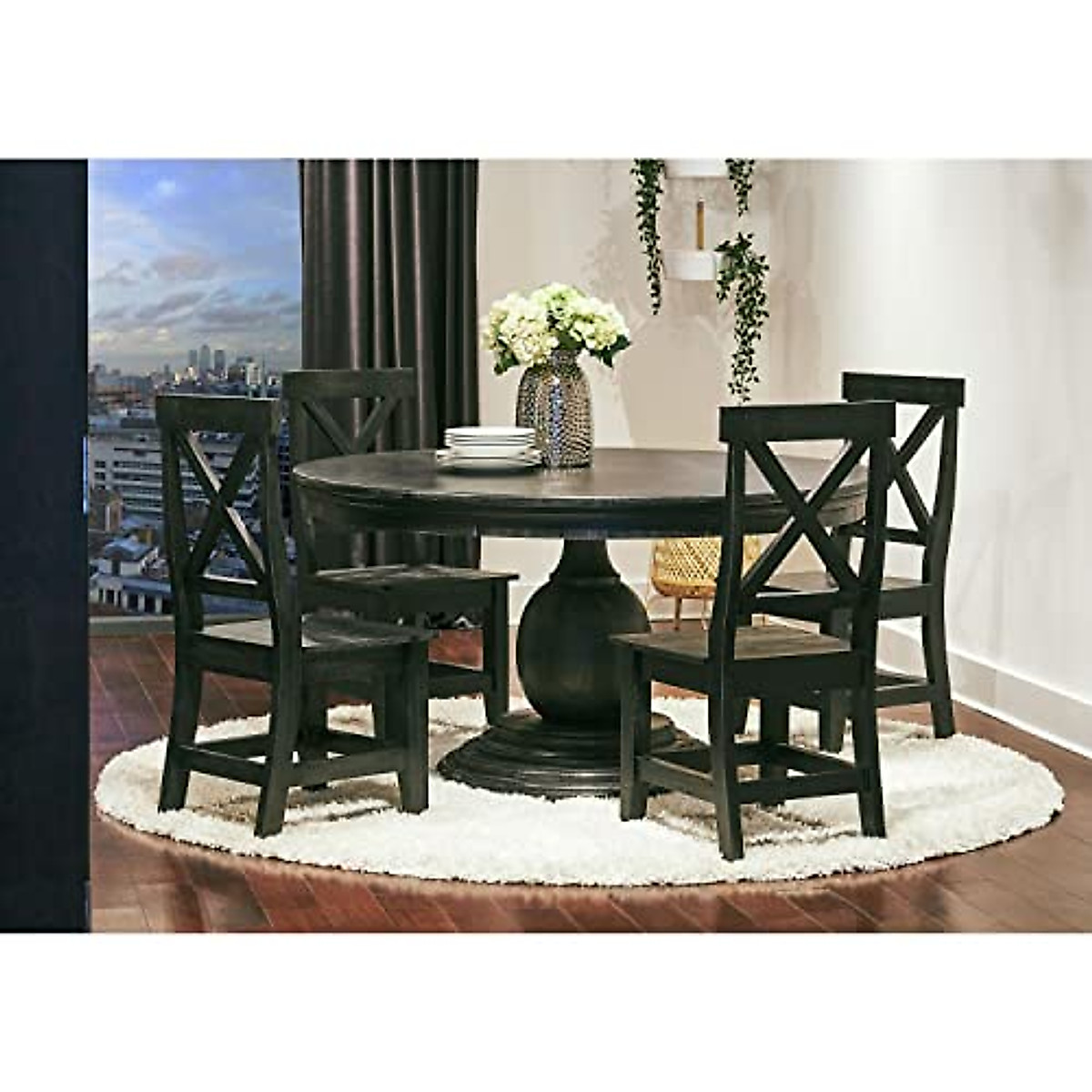 Picket House Furnishings Brixton Mary Standard Dining Table in Grey