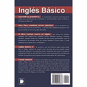 Inglés Básico 3: Textos: Aprende gramática, vocabulario y más con estos textos sencillos en inglés (Spanish Edition)