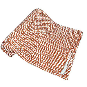 MAVISS HOMES Indian Block Print Quilt Kantha Quilts Queen Size Kantha Throw Quilt Blanket Kantha Bedspreas Pure Cotton Quilt (Twin 90 X 60 Inch, Orange)