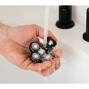 FlexSeries Blade Refills - 5-Head ScalpSafe Anti-Nick Blades, Waterproof Rotary Replacement Blades for FlexSeries Head Shaver from Freebird