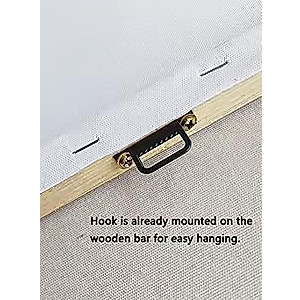 Green Forest Wall Art Prints Funny Wonderland Canvas Paintings 4 Pieces Nature Landscape Pictures Fairyland Artwork for Nursery Living Room Bathroom 12"x12"