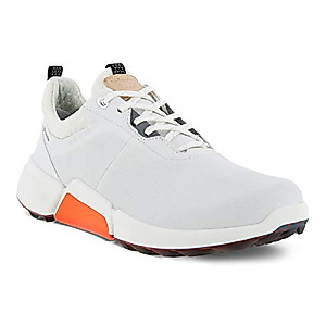 ECCO Women's Biom Hybrid 4 Gore-TEX Waterproof Golf Shoe, White, 9-9.5