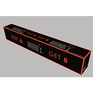 Riedel O Wine Tumbler Cabernet/Viognier, Pay for 6 get 8