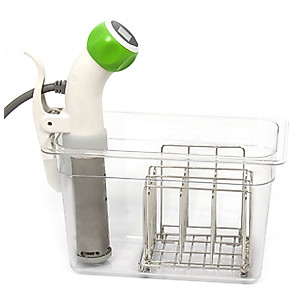 LIPAVI Sous Vide Rack - Model L5 - Adjustable, Collapsible, Ensures even warming - 316L Stainless Steel