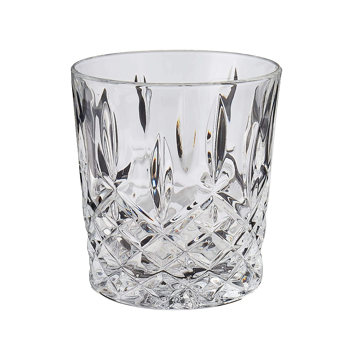 Marquis By Waterford Personalized Markham 11oz DOF Whiskey Glasses, Set of 4 Custom Engraved Crystal Rocks Glasses for Bourbon, Scotch, Rye, Cocktails on the Rocks