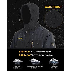 MAGCOMSEN Mens Windbreaker Jackets Rain Jacket Climbing Waterproof Jacket Travel Lightweight Jacket Cycling Jacket Outdoor Coats