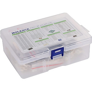 Molence SMD 0603 0805 1206 DIY Electronics Components Kit Assortment, 3638PCS Resistor, Capacitor, LED, PCB, Diode, Transistor, Potentiometer for Arduino UNO MEGA2560 Raspberry Pi MCU