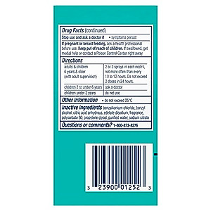 Vicks Sinex SEVERE, Nasal Spray, Original Sinus Decongestant for Fast Relief of Cold & Allergy Congestion, Sinus Pressure Relief, 0.5 Fl. Oz (Pack of 4)