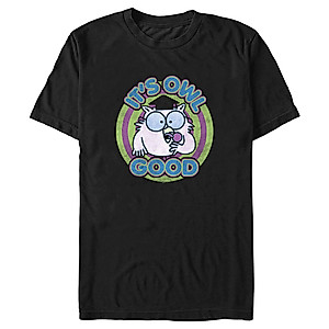 Men's Tootsie Pop Mr. Owl It's Owl Good T-Shirt - Black - X Large