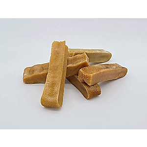 Tibetan Dog Chew – All Natural Yak Cheese Chew Bones, A Healthy Treat to Keep Your Dog Busy and Entertained for Hours, for Aggressive Chewers, Limited Ingredients, No Chemicals (1 Pound, Large)