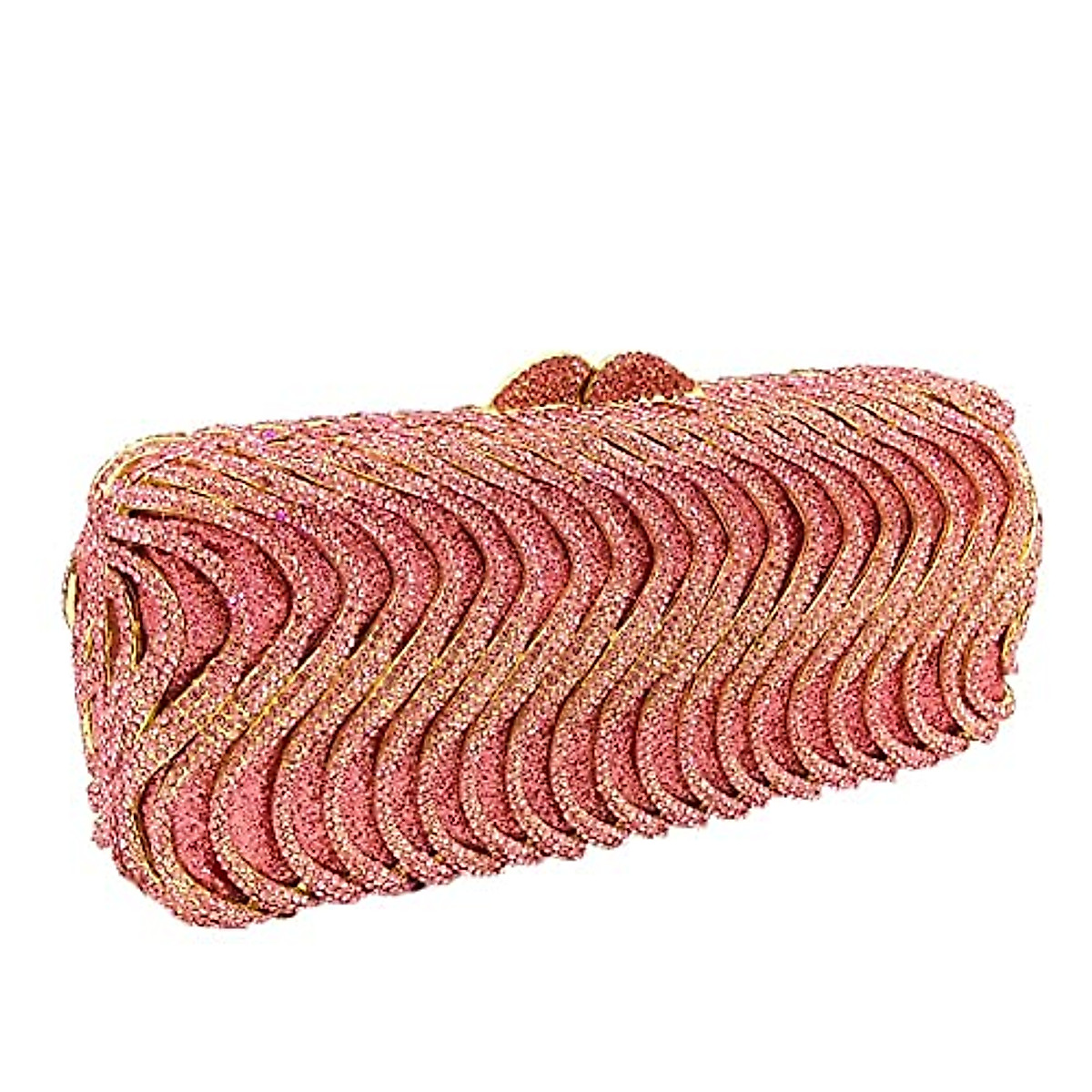 DEBIMY Glitter Rhinestone Evening Bag Luxury Square Crystal Evening Clutch Purse Wedding Party Prom Handbag for Women Yellow