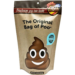 The Original Bag of Poo, Poop Emoji (Brown Cotton Candy) for Novelty Poop Gag Gifts