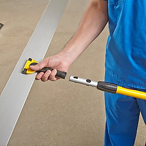 Rubbermaid Commercial Products HYGEN Microfiber Quick-Connect Mop Frame, 60 inch, Silver, for Janitorial/Professional/Industrial Cleaners for Heavy-Duty Floor Cleaning/Mopping/Dusting