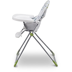 Delta Children EZ-Fold High Chair for Babies and Toddlers - Compact High Chair with Adjustable Tray, Starburst