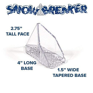 SnowBreaker Snow Guards 25 Pieces for Metal Roofs (Peel and Stick)