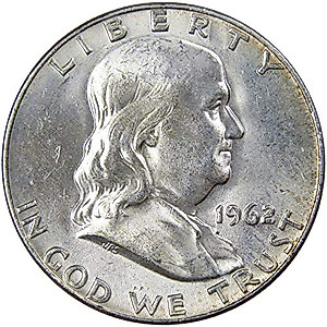 1962 D Franklin Half Dollar AG About Good 90% Silver 50c US Coin Collectible