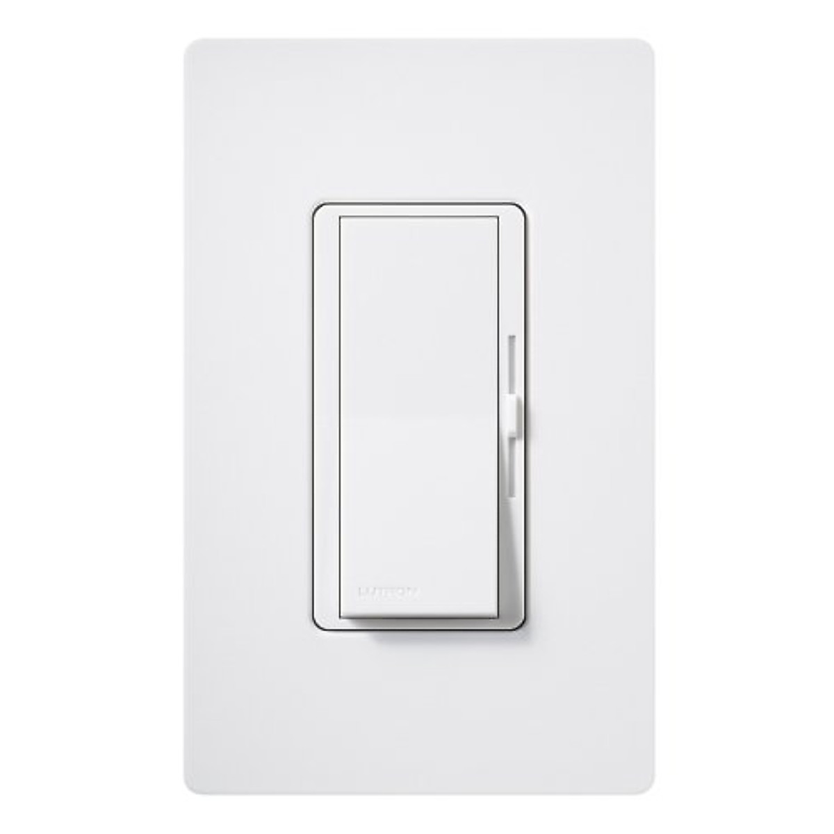 Lutron, Snow DVSCELV-300P-SW Diva 300-watt Single Pole Electronic Low-Voltage Dimmer, 1 Pack