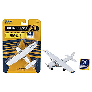 Daron Worldwide Trading Runway24 C172 No Runway Vehicle, Blue/White