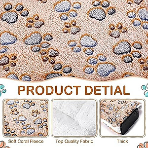 Ripeng 8 Pcs Guinea Pig Bed Mat Fleece Cat Bed Pad Dog Crate Mat for Indoor Warm Reversible Pet Bedding for Small Animal Bed Washable Kennel Crate Pad Cat Carrier Mat(Multicolor, 13" x 18.5")