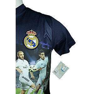 Real Madrid Soccer Official Youth Soccer Training Performance Poly Jersey -Y004 YL